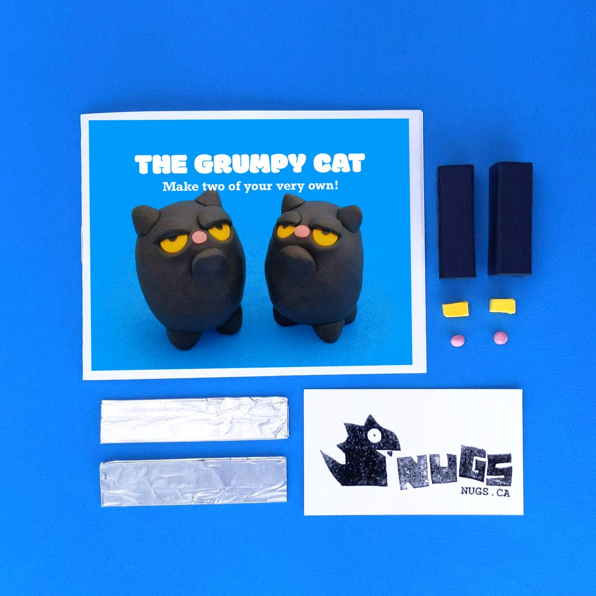 Make Your Own Grumpy Cat Kit! Each kit makes two Grumpy Cats – Team Nugs