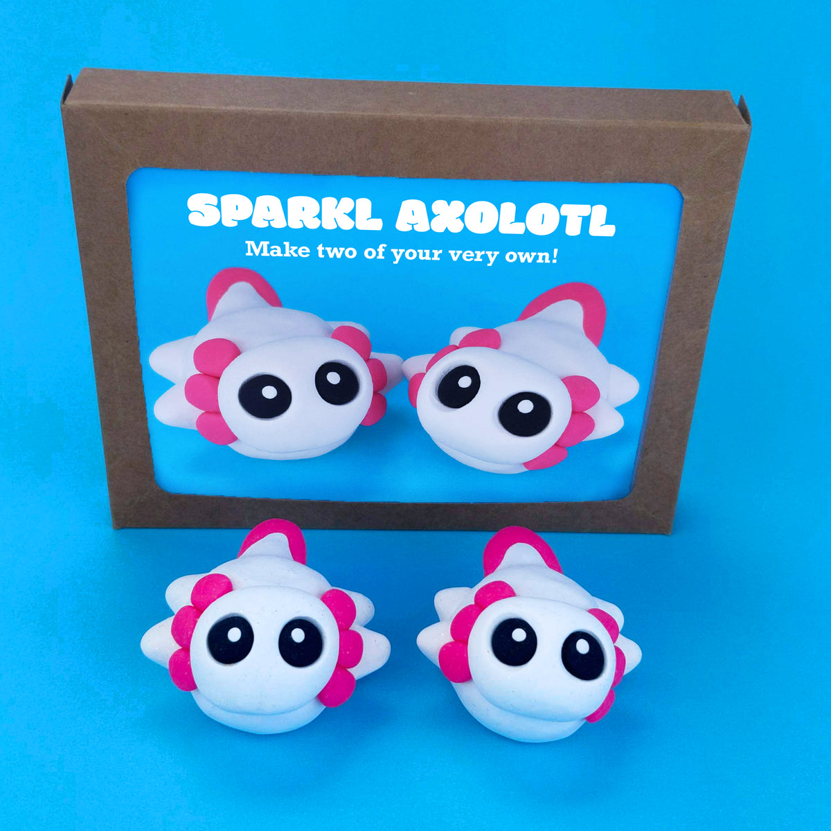 Make Your Own Axolotl Kit! Each kit makes 2 Axolotls – Team Nugs