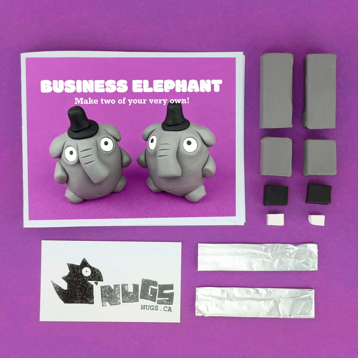 Make Your Own Business Elephants Kit! Each kit makes 2 Business Elepha ...